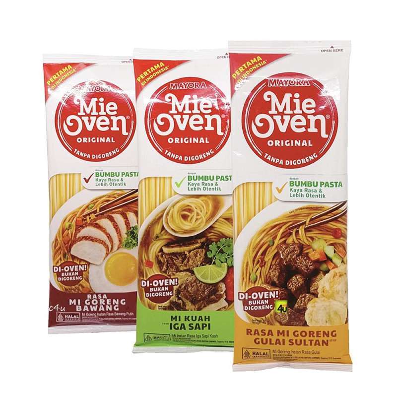 Jual Mie Oven Mayora Mie sehat Rasa iga sapi, goreng dan gulai sultan ...