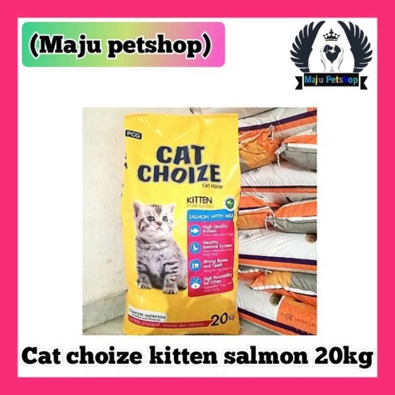 Promo Cat Choize Kitten Salmon With Milk 20Kg /Makanan Kucing Kitten ...