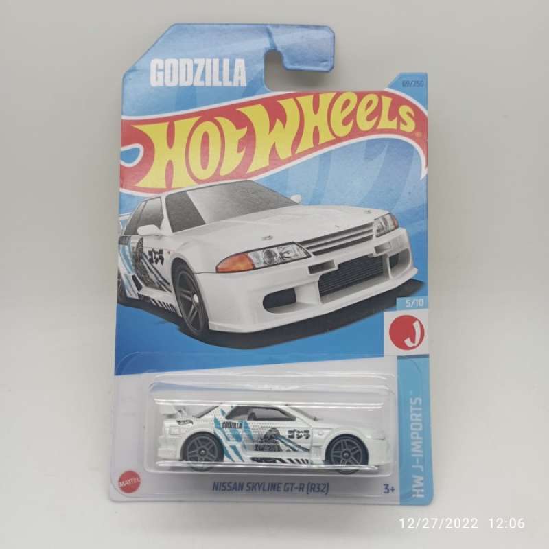 Promo Hotwheels Godzilla Nissan Skyline Gtr R32 Fast Furious White 2023 ...