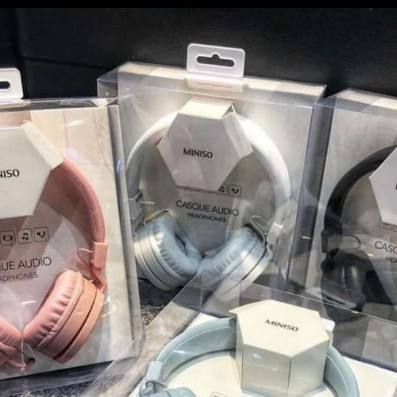 Promo Original Miniso Headphone Casque Audio Headset Head Phone Empuk ...