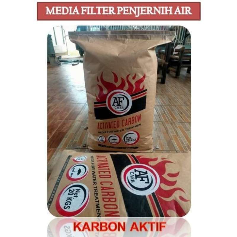 Promo Karbon Aktif Filter Air Arang Batok Kelapa 20kg INSTAN Diskon 33% ...