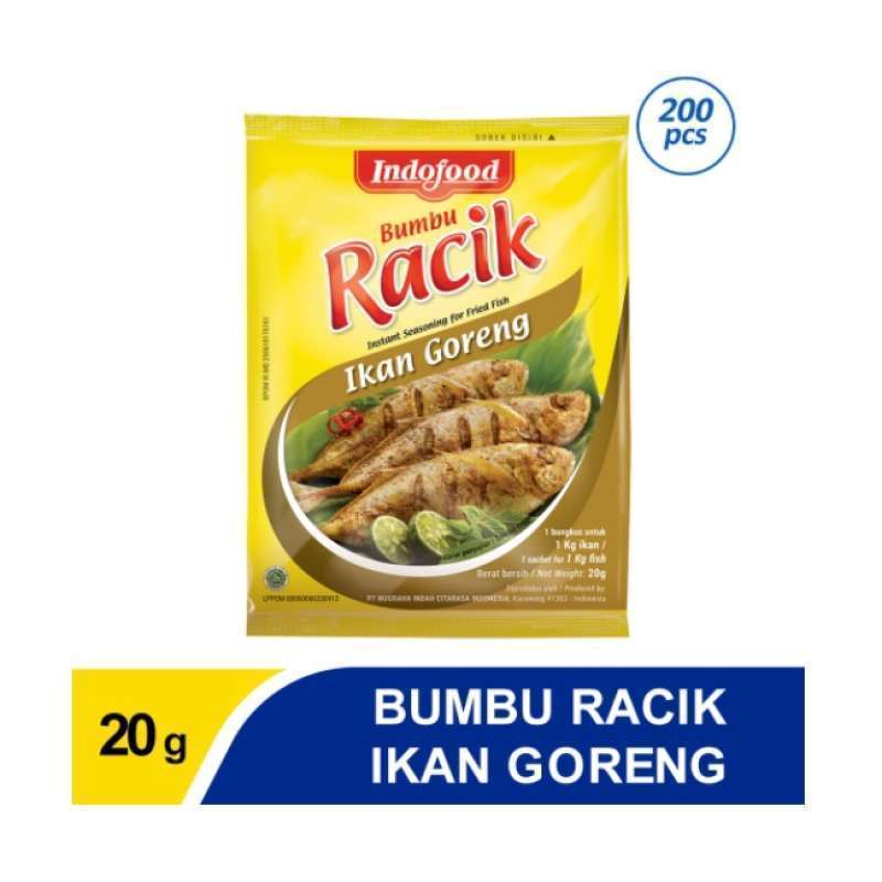 Jual Indofood Bumbu Racik Ikan Goreng [20 G/ 200 Pcs/ Karton] Di Seller ...