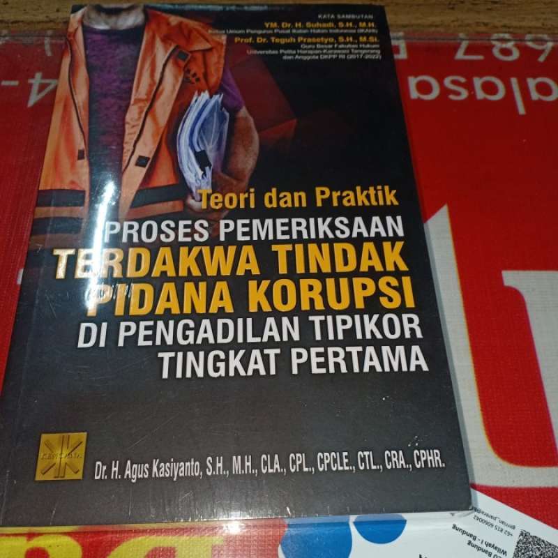 Promo Buku Hukum Teori Dan Praktek Proses Pemeriksaan Terdakwa Tindak Pidana Diskon 23% di ...
