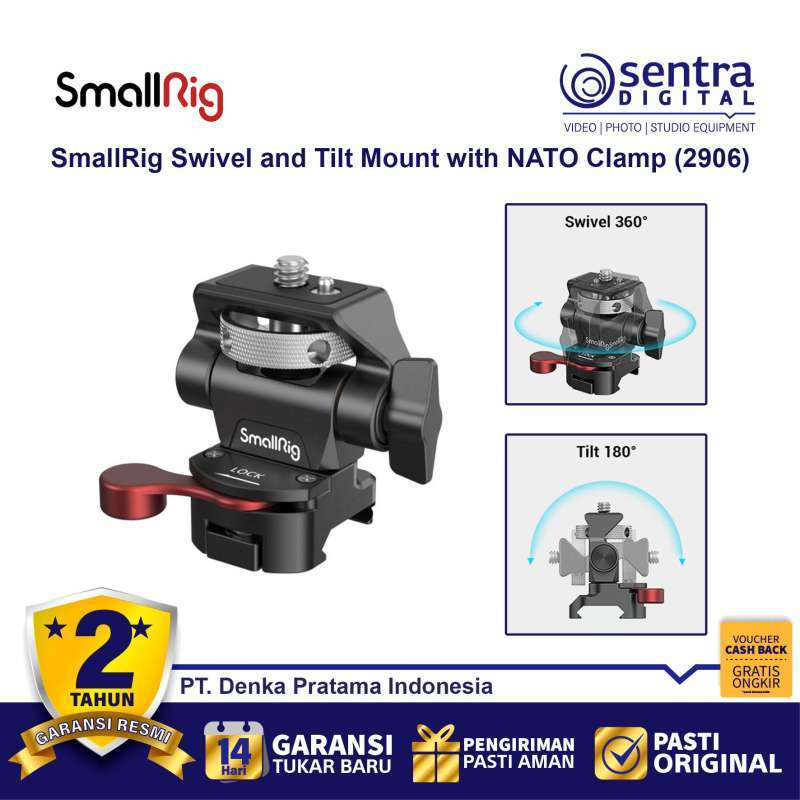Jual SmallRig Swivel and Tilt Adjustable with NATO Clamp Mount ( 2906 ...