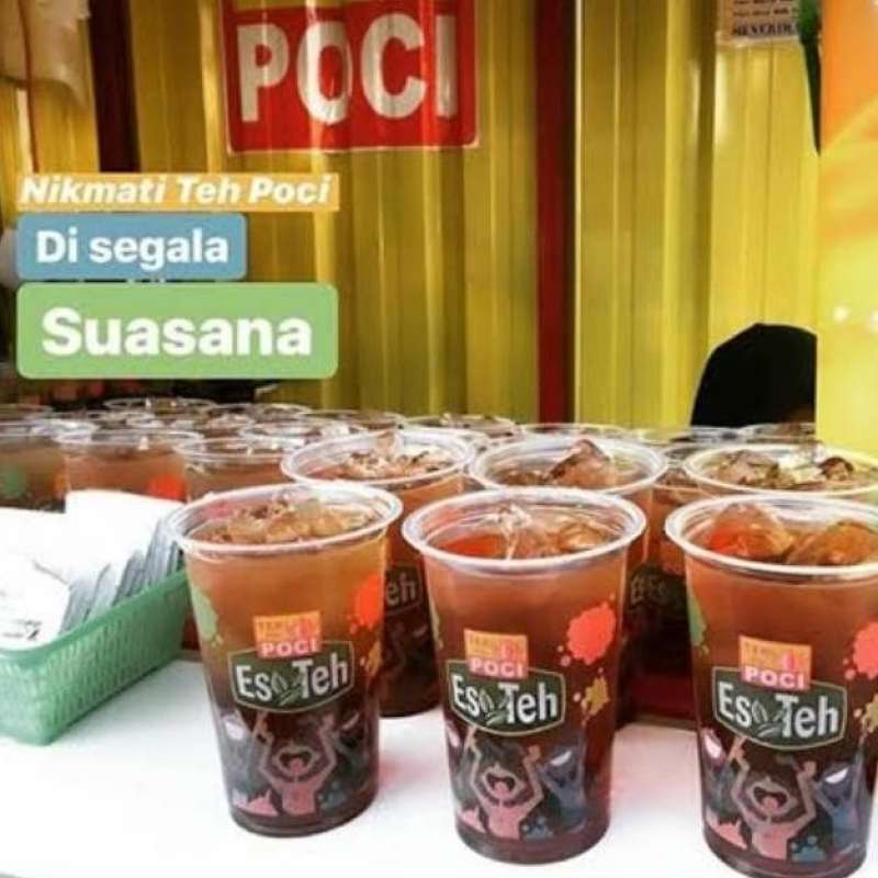 Promo Gelas Teh Poci 12 Oz Dan 16 Oz - Isi 200 Cup Diskon 23% Di Seller ...