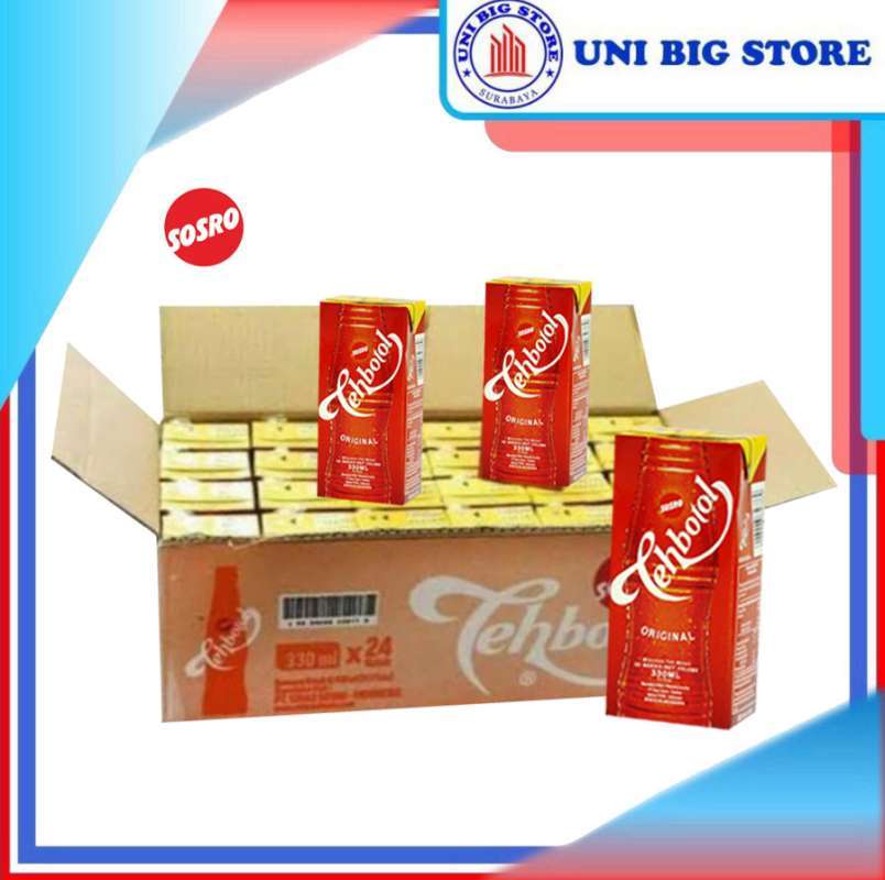 Jual Teh Botol Sosro Kotak Original Melati 330 ml x 24 pcs DUS Jasmine Tea di Seller Uni Big ...
