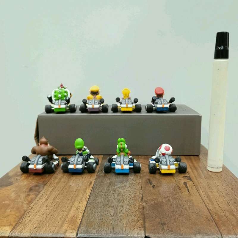Jual Mainan action figure mario kart Princess peach mario luigi donkey ...