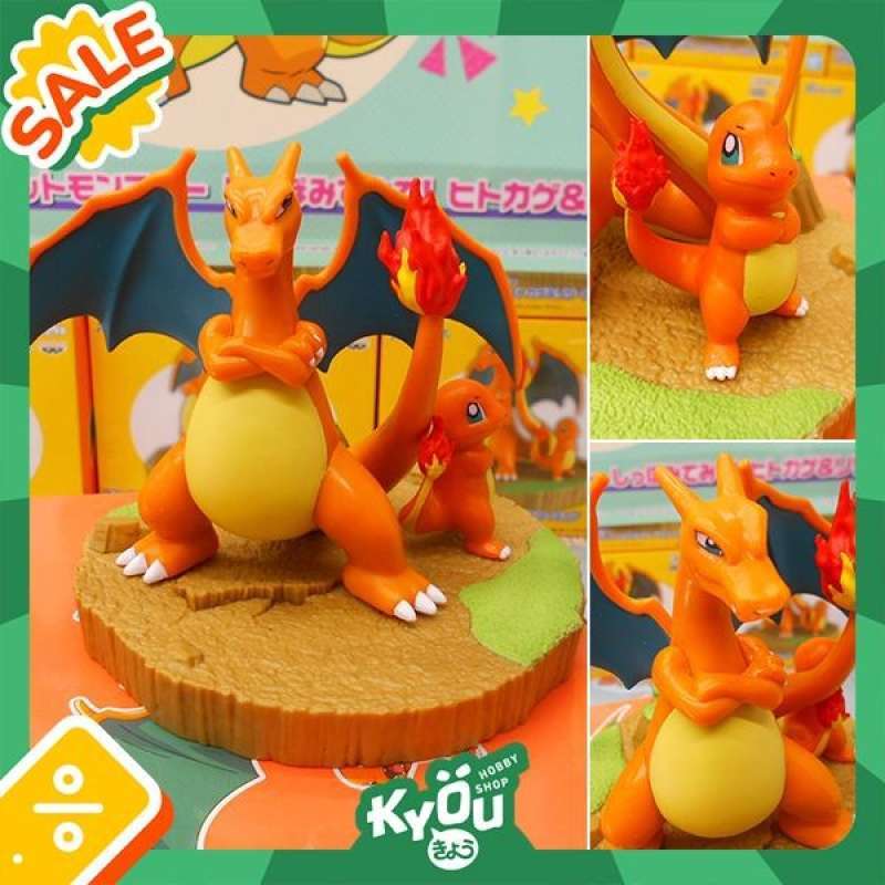 Promo PVC Figure Charmander & Charizard - Pokemon (13cm) Diskon 22% di ...
