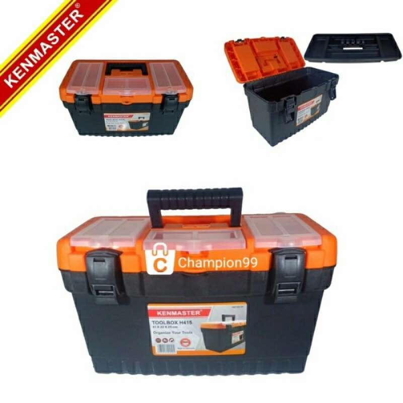 Promo Toolbox Besar Kenmaster/Tool Box H415/Tool Kit/Tempat Kunci ...