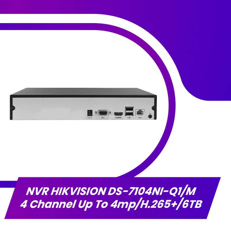 Jual NVR HIKVISION DS-7104NI-Q1 M 4 Channel Up To 4mp H.265+ 6TB di Seller BANDAR MULTI ...