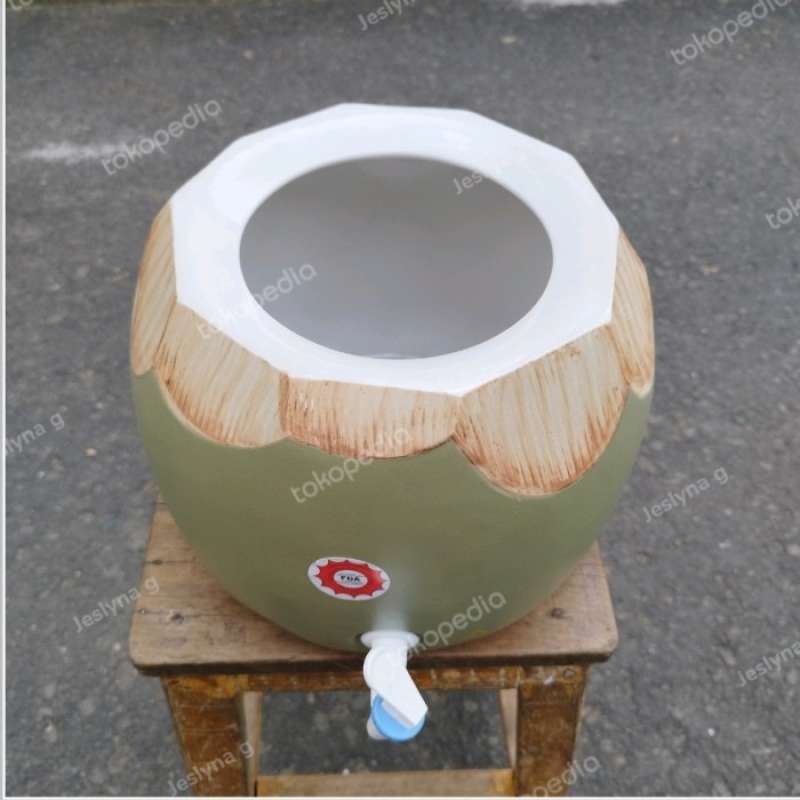 Promo Guci Air Galon/Guci Dispenser Air/Guci Keramik Kelapa/Semangka ...