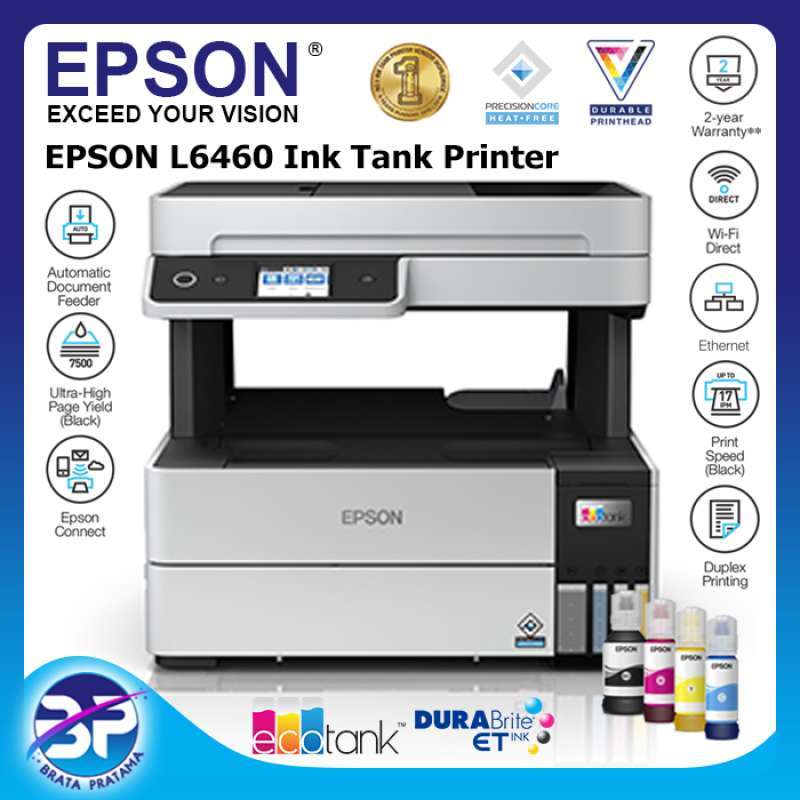 Jual Epson L6460 WiFi Duplex All In One Ink Tank Printer With ADF di ...