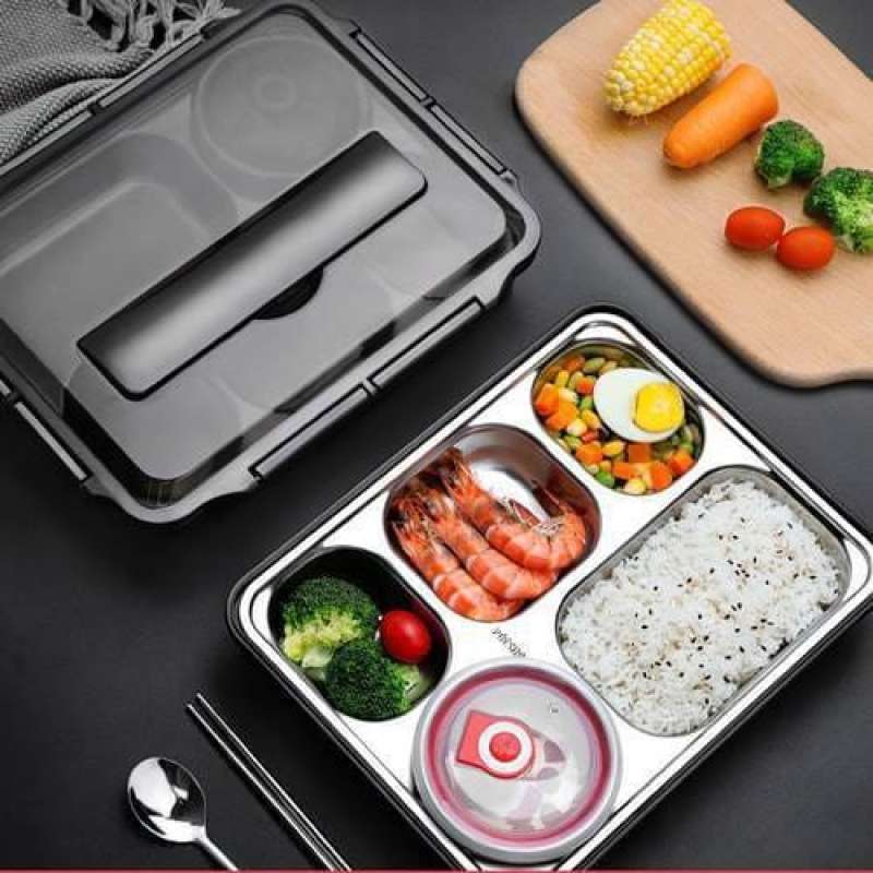 Promo Premium Bento Lunch Box Stainless Kotak Tempat Makan Siang Dewasa ...