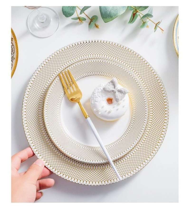 Jual Cyrus Plate / Piring Makan Mewah / Piring Makan Keramik / Piring ...