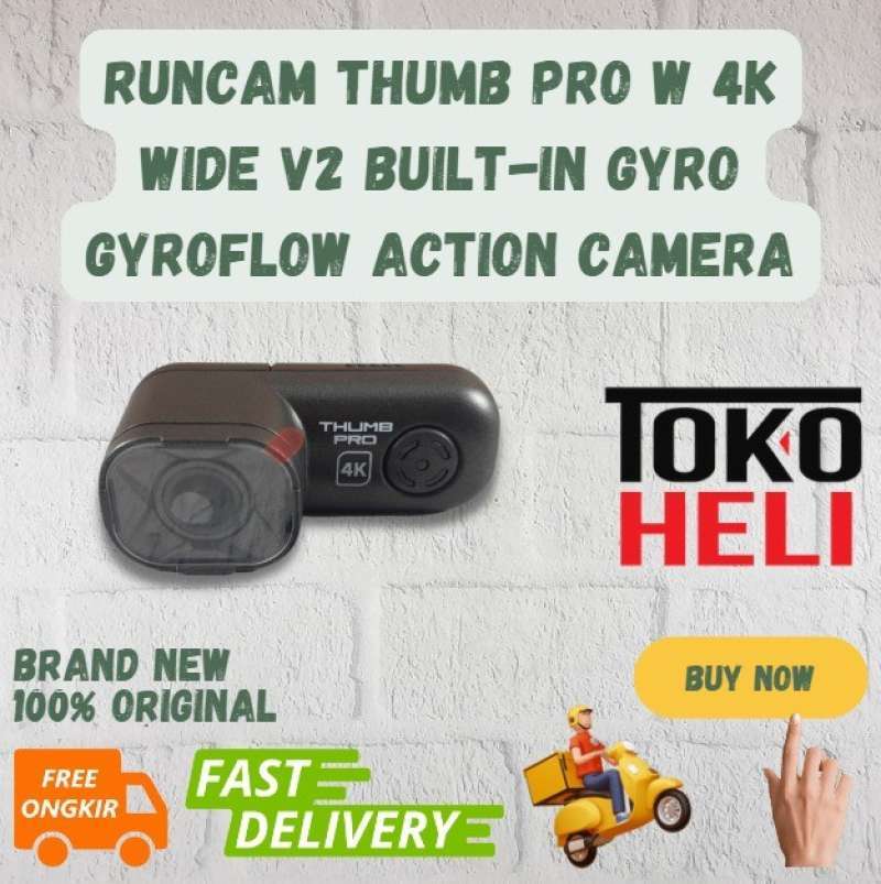 Promo RunCam Thumb Pro W 4K Wide V2 Built-in Gyro Gyroflow Action ...