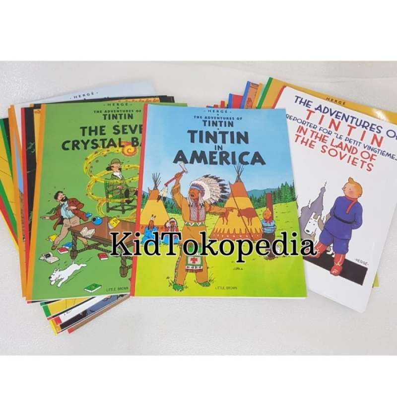 Promo Tintin Komik Buku Anak Bahasa Inggris Diskon 28% di Seller ...