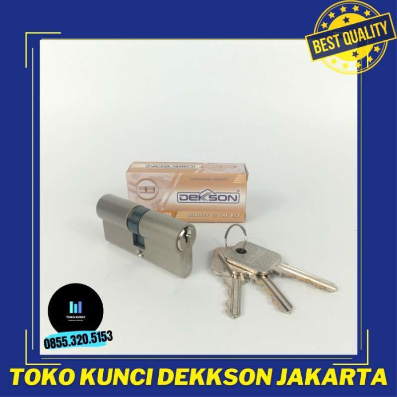 Promo Kunci Silinder Dekson Pintu 65 Mm Cylinder Dekkson Dc Dl65Mm Sn Diskon 23% di Seller ...