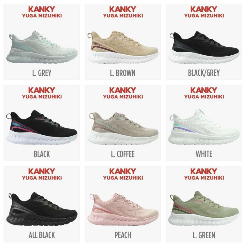 Jual Kanky Yuga Mizuhiki - Sepatu Sneakers Casual Sport Sekolah Wanita ...