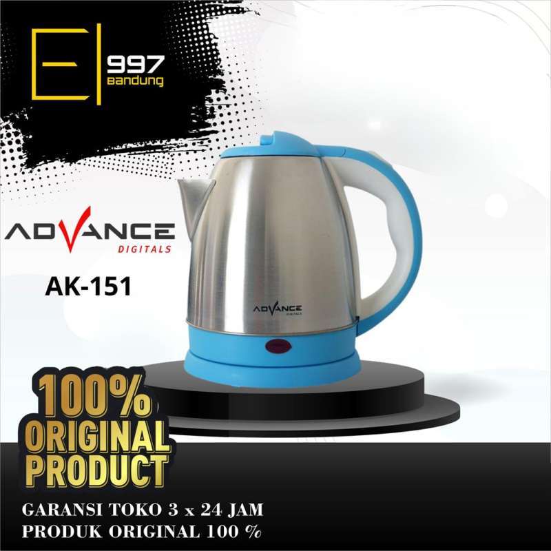 Promo Teko Listrik ADVANCE AK-151 / AK151 , Electric Kettle 1,5 L ...