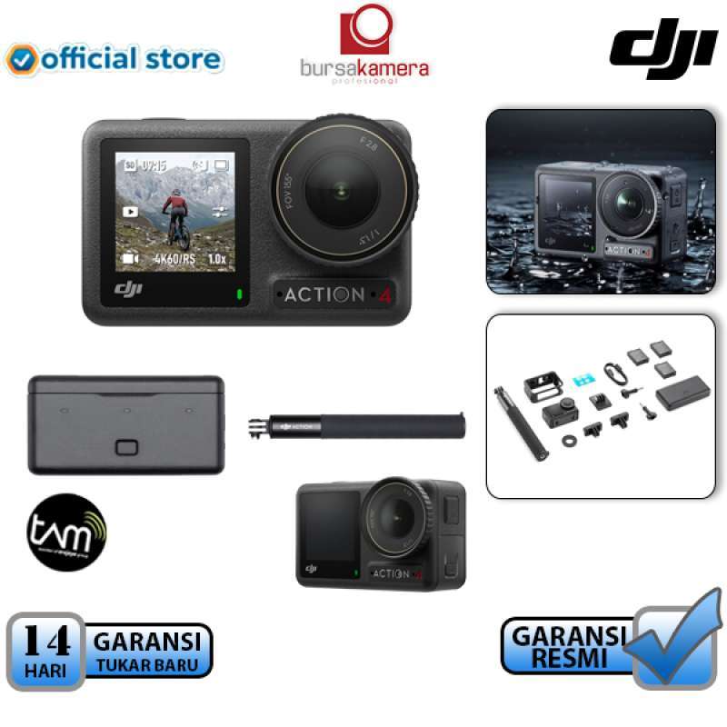 Jual DJI Osmo Action 4 Camera Adventure Combo Action4 Action - 4 di ...