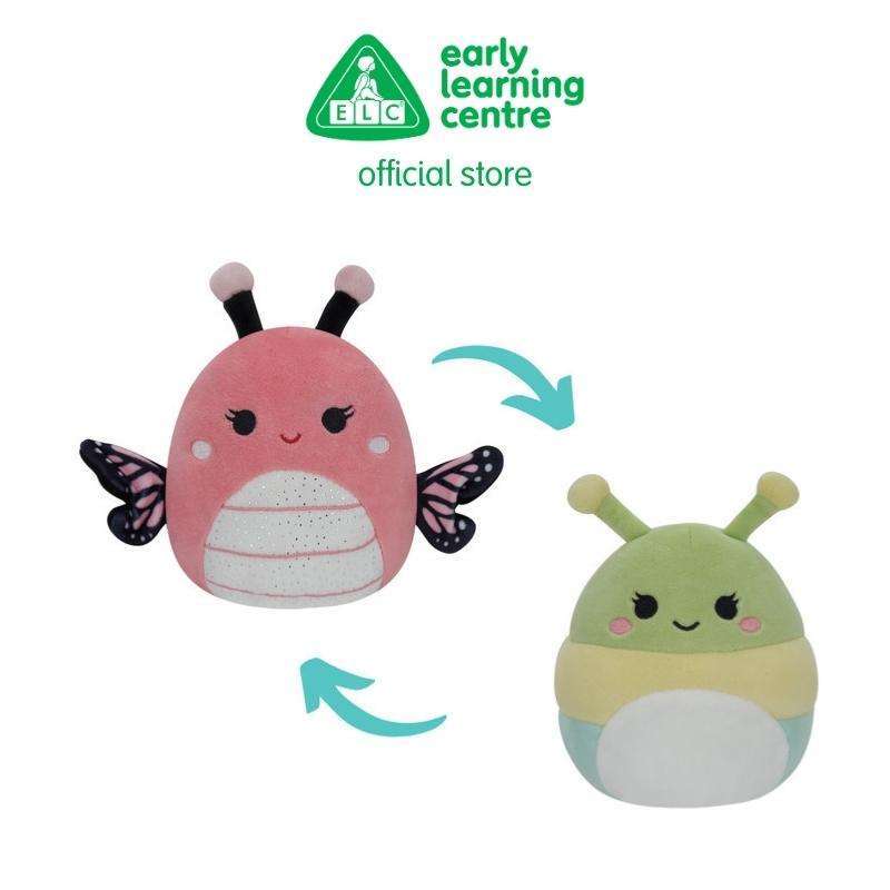 Promo Squishmallows 5 In Flip A Mallow Caterpillar X Butterfly - Boneka ...