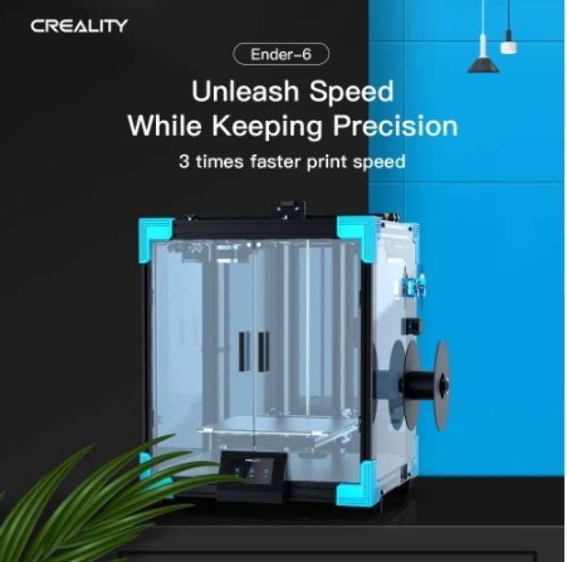 Jual Creality Ender 6 Filament 3D Printer High Speed Big Size Full Enclosed di Seller Tunnel ...