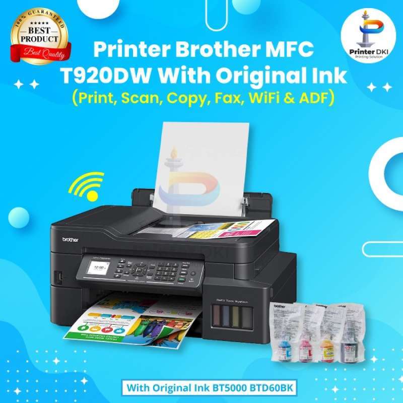 Promo Brother Mfc-T920Dw Printer Ink Tank Multifunction T920 Wifi ...