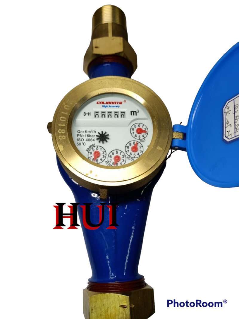 Promo WATER METER 1-1/4 INCH CALIBRATE DN32 CONNECTION SCREW/DRAT 32MM ...