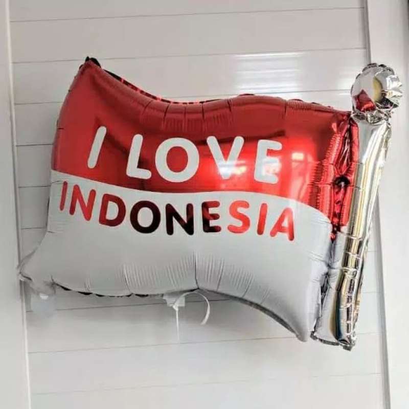 Jual Foil Balloon Bendera Indonesia / Dirgahayu Ri / 17 Agustus ...