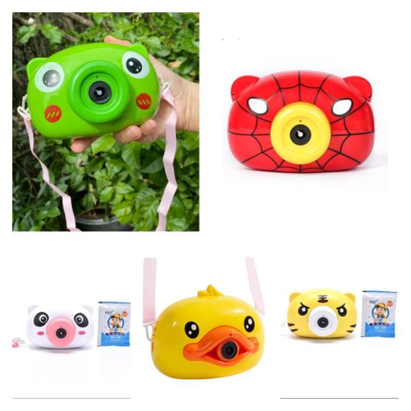 Promo Bubble camera anak mesin bubble - Spiderman - Tiger Diskon 27% di ...