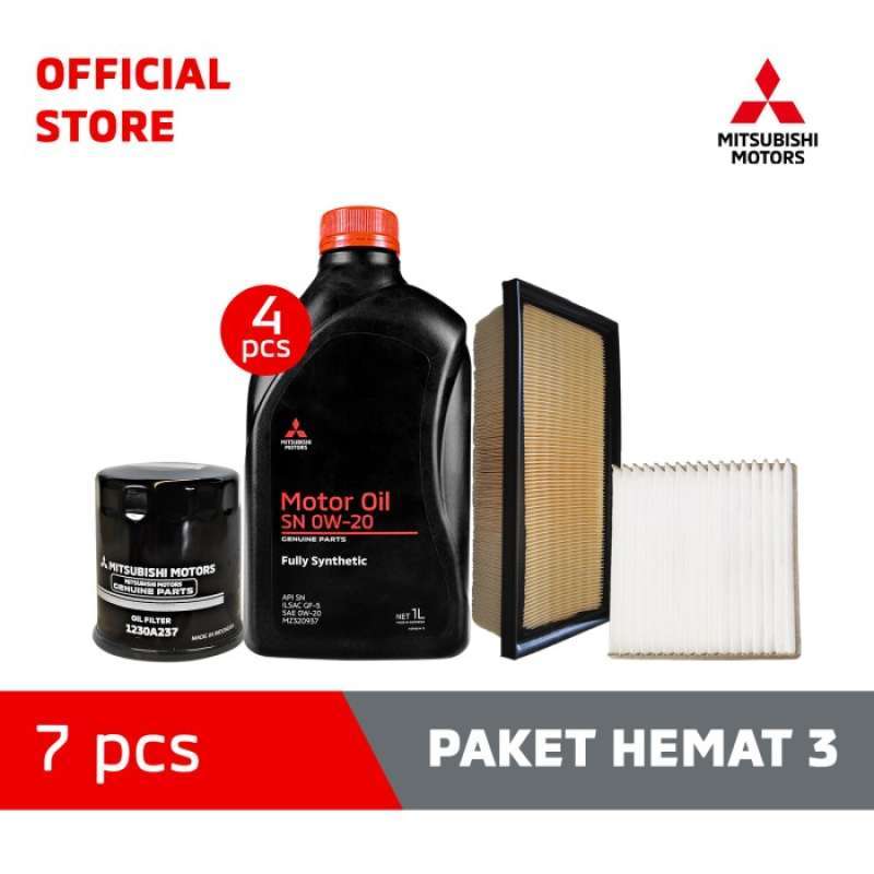 Promo Paket Hemat 3 Oli 0W-20 + Oil Filter + AC Filter + Air Cleaner ...