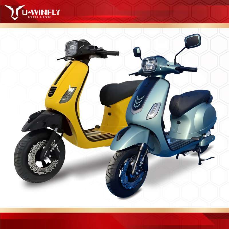 Promo Sepeda Motor Listrik Uwinfly T3s T3 Pro Vespa 72v/20ah Double ...
