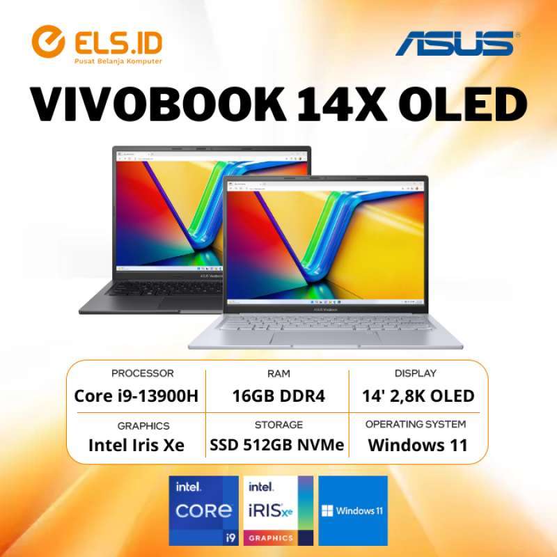 Jual Asus Vivobook 14x Oled K3405va Core I9 13900h 16gb Ssd 512gb 14 ...