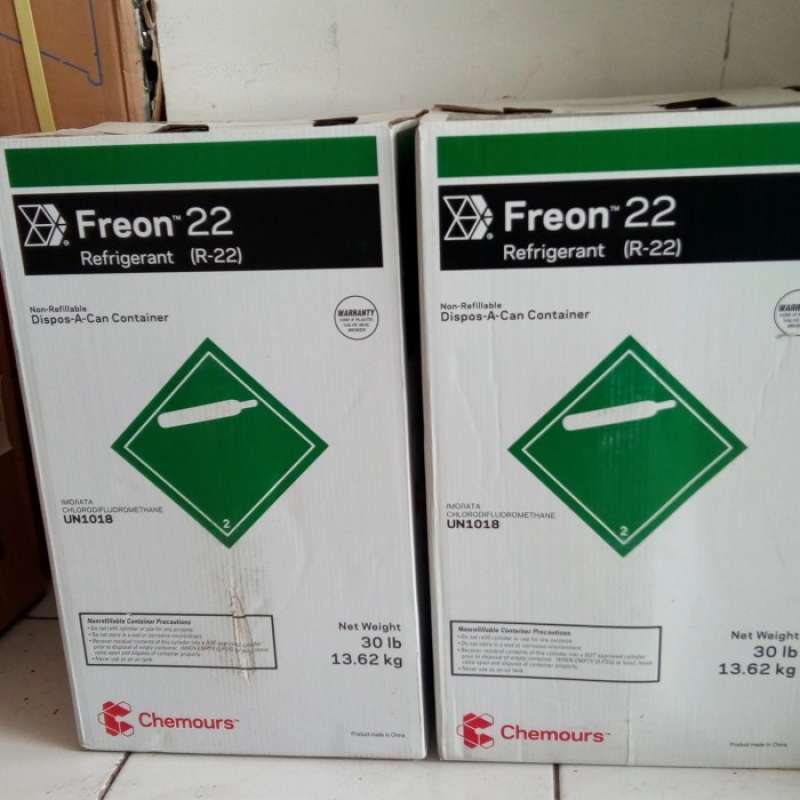 Promo Refrigerant R22 Chemours / Freon R22 (13.62Kg) Diskon 29% di ...