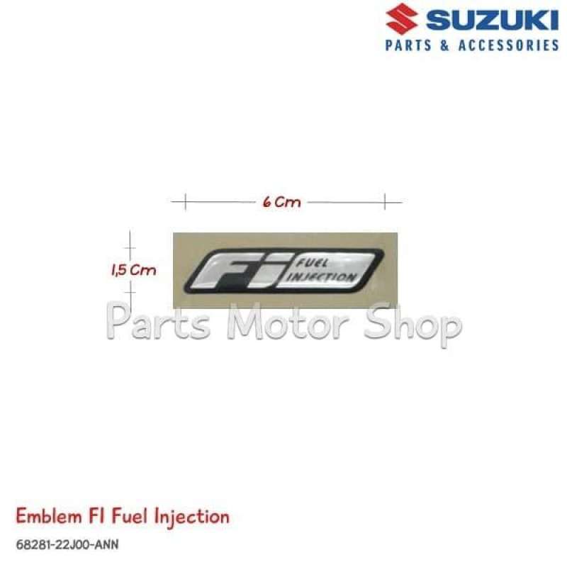 Jual Emblem Fi Silver Gray Di Seller Parts Shop Garage - Slipi, Kota ...