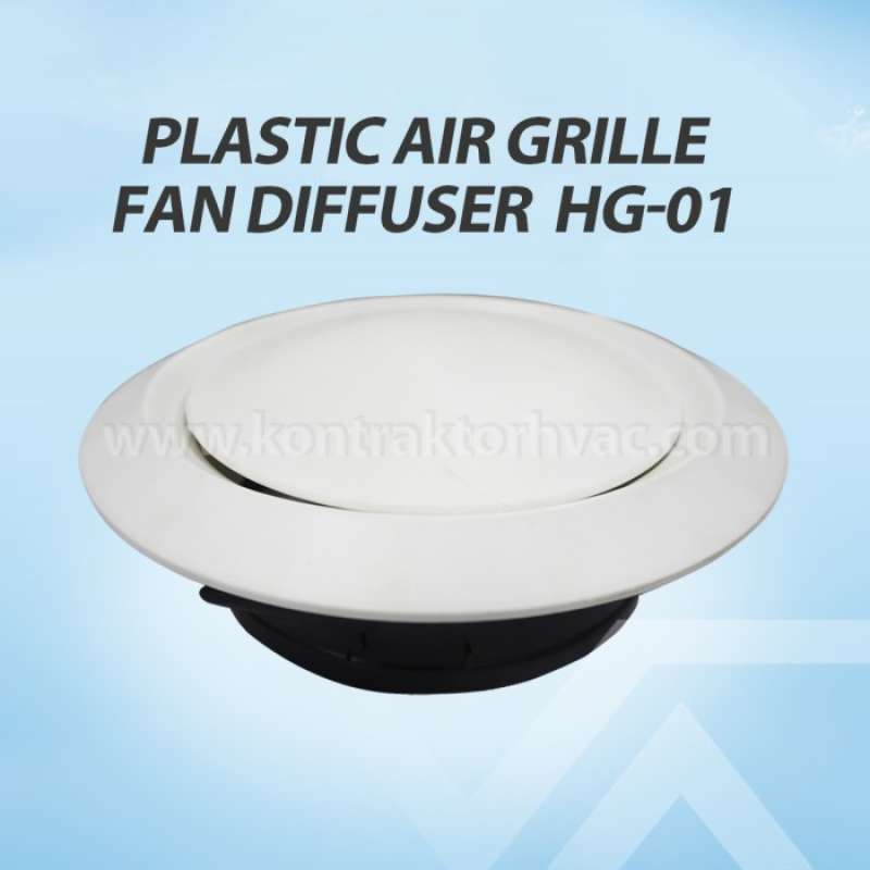 Promo Plastic Air Grille Exhaust Fan Round Diffuser Bulat 4 6 8 Inch ...