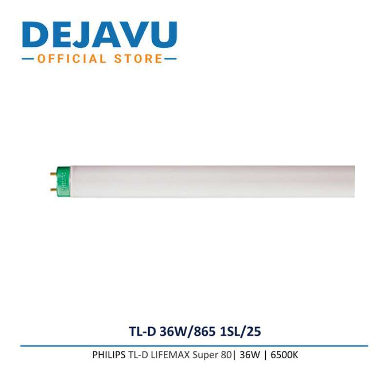 Jual Lampu Philips T8 - Tl-d 36w/865 1sl/25 *1sl/30 Di Seller Dejavu ...