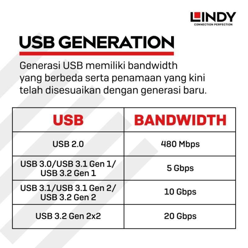 Jual Lindy Adapter Usb 3.2 Type C To Rj45 Lan Gigabit Converter Di ...