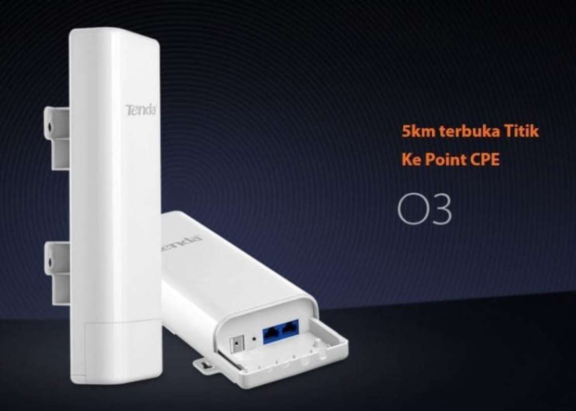 Promo TENDA O3 5km Outdoor Point To Point CPE - TENDA 03 Wireless ...