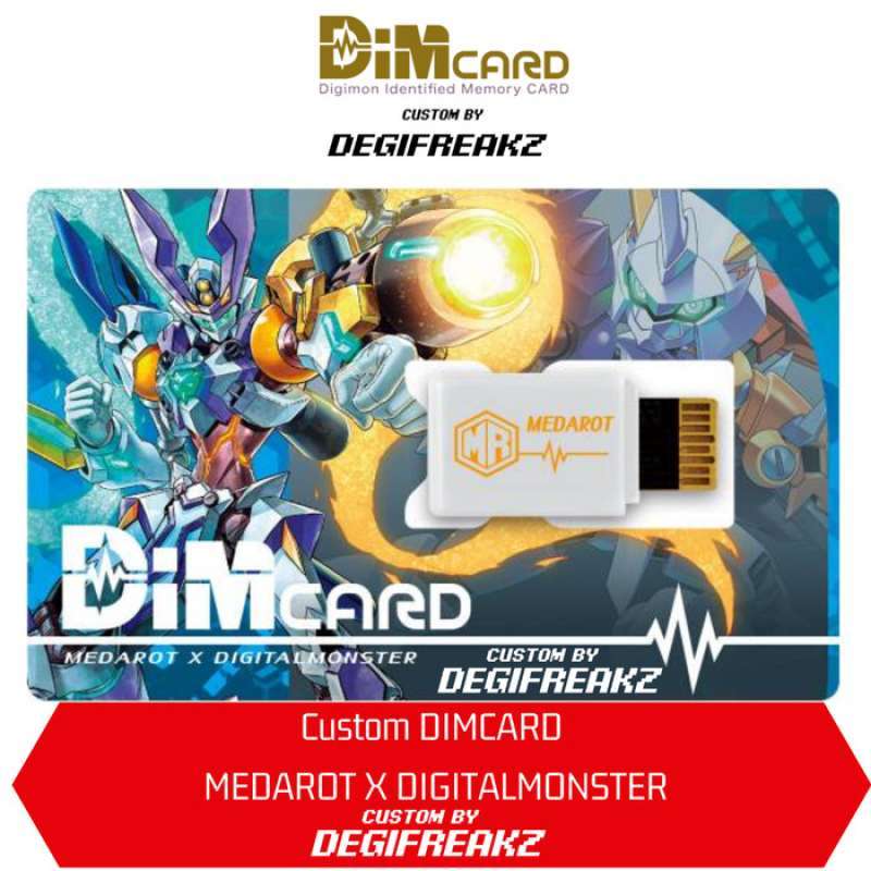 Promo Dim Card Medarot X Digimon Custom Dimcard Digimon Vital Bracelet ...