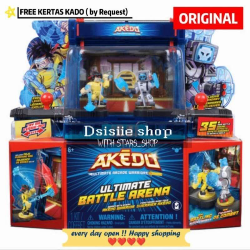 Promo Akedo Ultimate Arcade Warriors Ultimate Battle Arena Figure ...