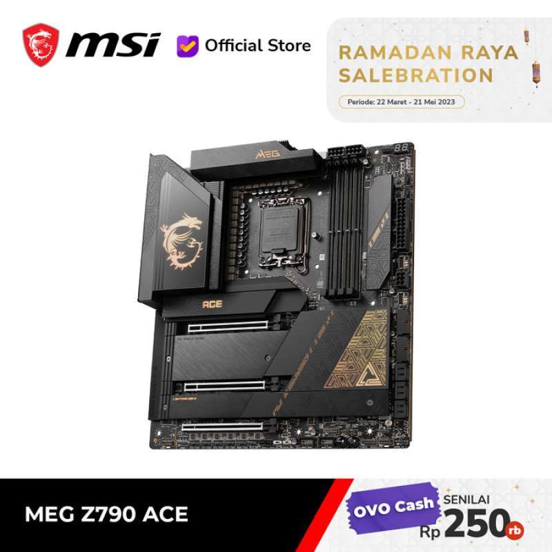 Promo Msi Meg Z790 Ace - E-atx Motherboard Lga 1700 Diskon 23% Di ...