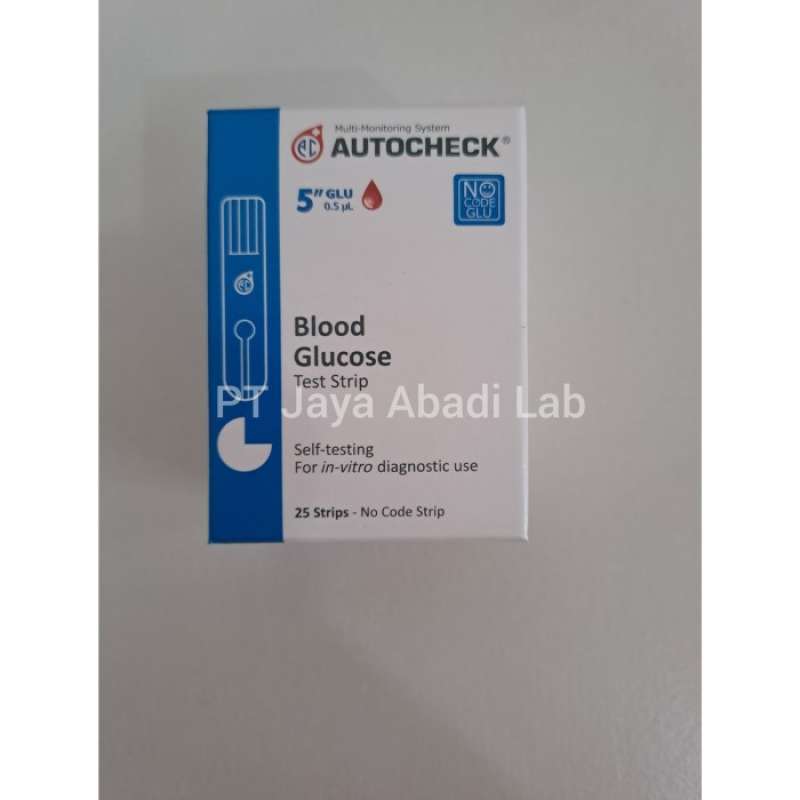Promo Autocheck Glucose Strips Cek Gula Darah Isi 25 Strip Autocek ...