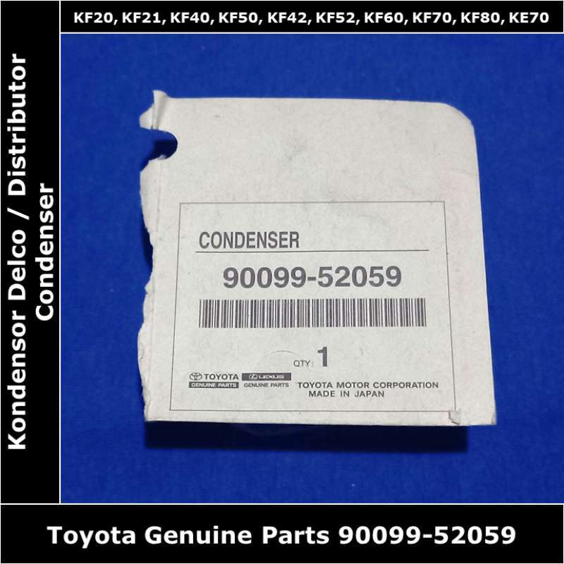 Jual Kondensor Delco / Condensor Distributor Toyota Kijang Super ...