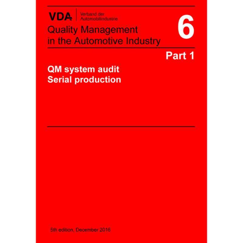 Promo Buku Automotive Vda Volume 6 Part 1 Qm System Audit Serial ...