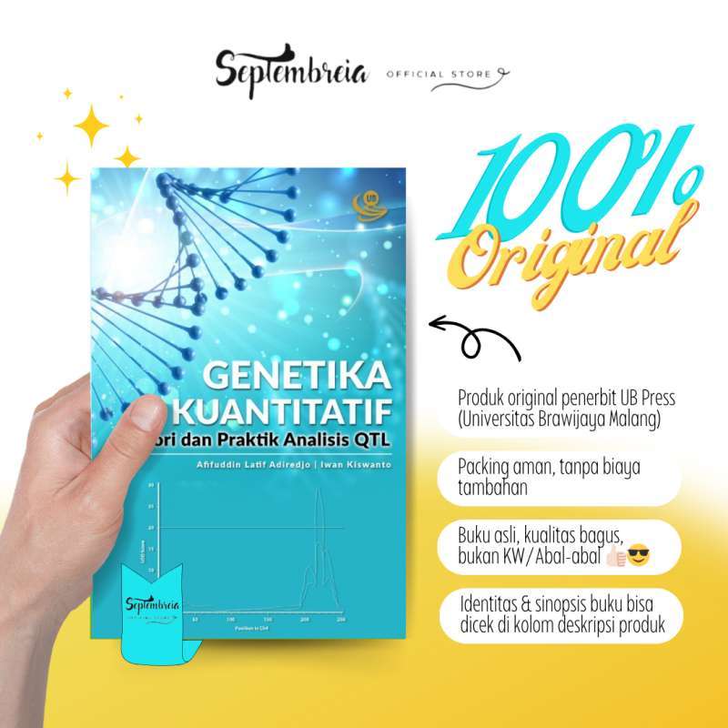 Jual Buku Original Genetika Kuantitatif Teori dan Praktik Analisis QTL ... Jual Buku Original Genetika Kuantitatif Teori dan Praktik Analisis QTL ...