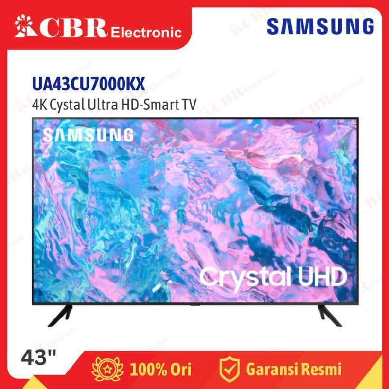 Jual TV Samsung 43inch LED 43CU7000 (4K Crystal UHD-Smart TV) di Seller ...