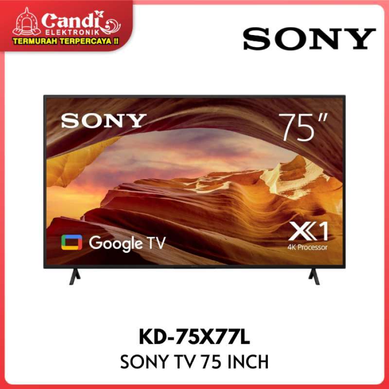 Promo Sony 4k Ultra Hd Smart Tv 75 Inch Kd-75x77l Diskon 32% Di Seller ...