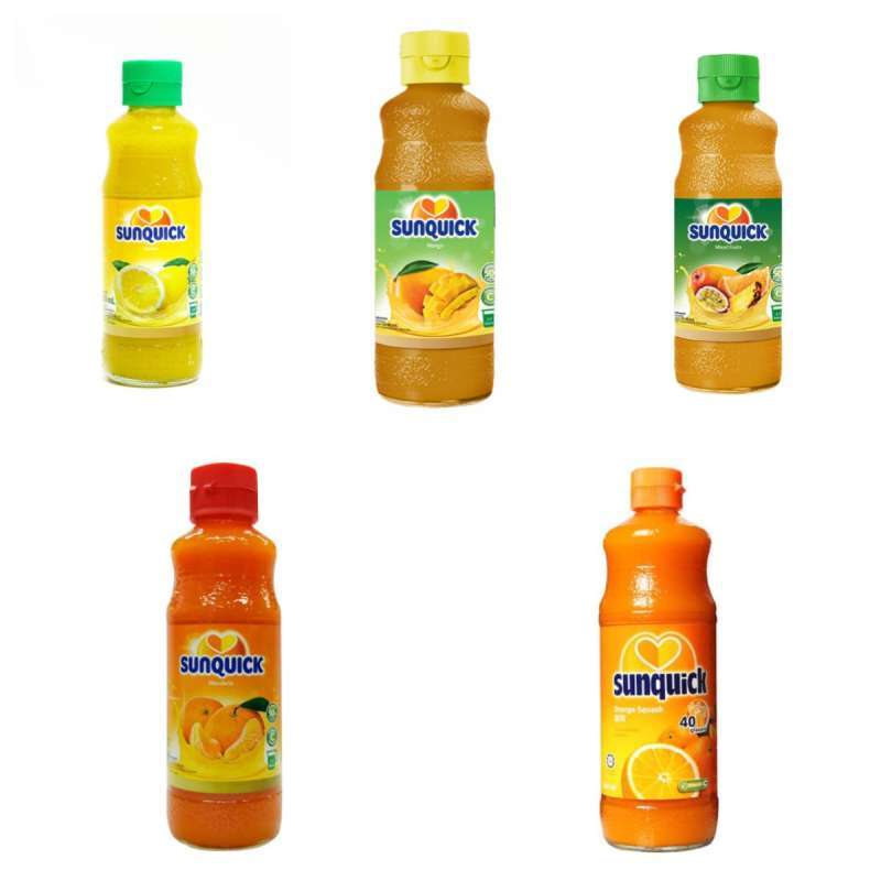 Promo Sunquick Sirup Minuman Jus Buah 330ml / 330 Ml Varian Rasa Orange ...