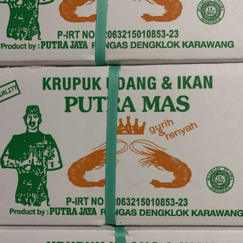 Jual Krupuk / Kerupuk Udang Putra Mas 5 Kg Jenis Mede 1 Dus Karton di ...